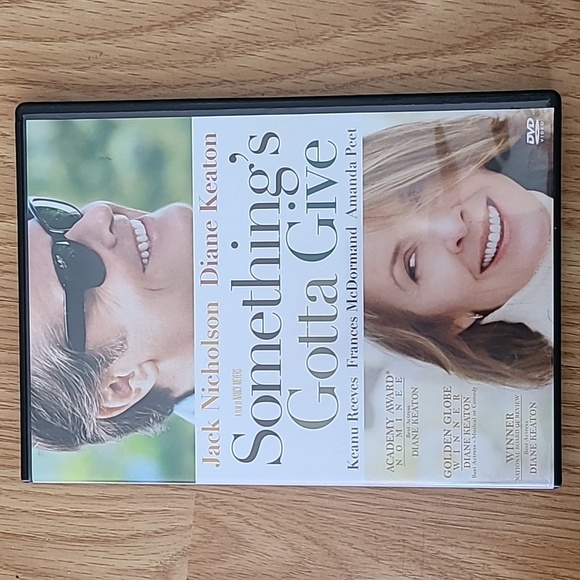 Media | Somethings Gotta Give Dvd Jack Nicholson Diane Keaton | Poshmark